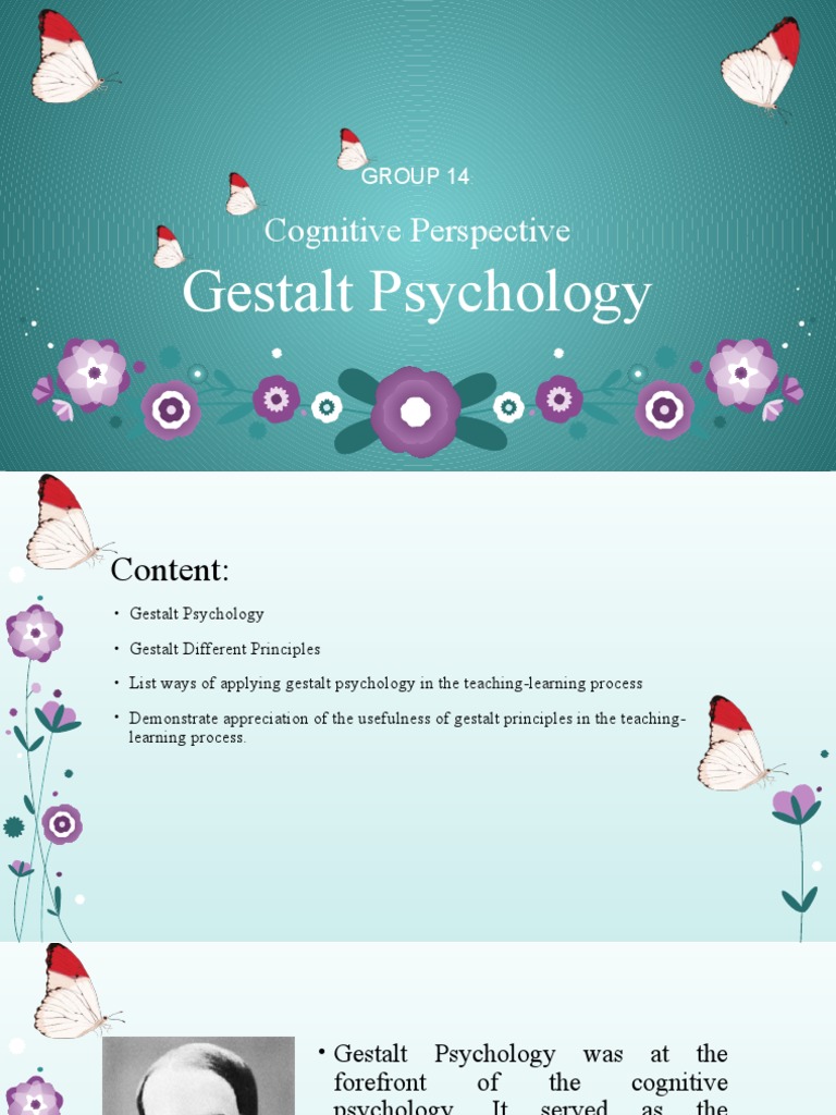 Gestalt Psychology in Education | PDF | Perception | Psychology