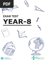 Year 7 Algebra Test and Answers | PDF | Algebra | Teaching Mathematics