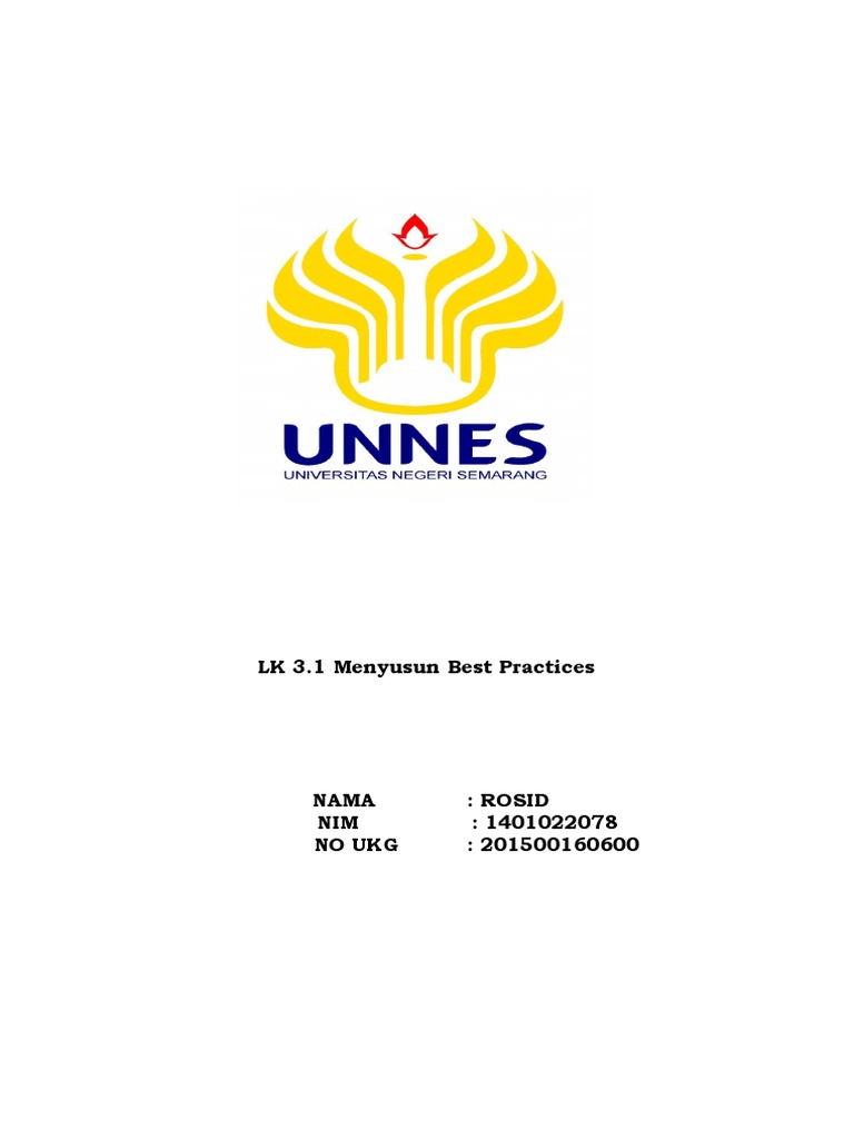 LK 3.1 Menyusun Best Practices - ROSID | PDF
