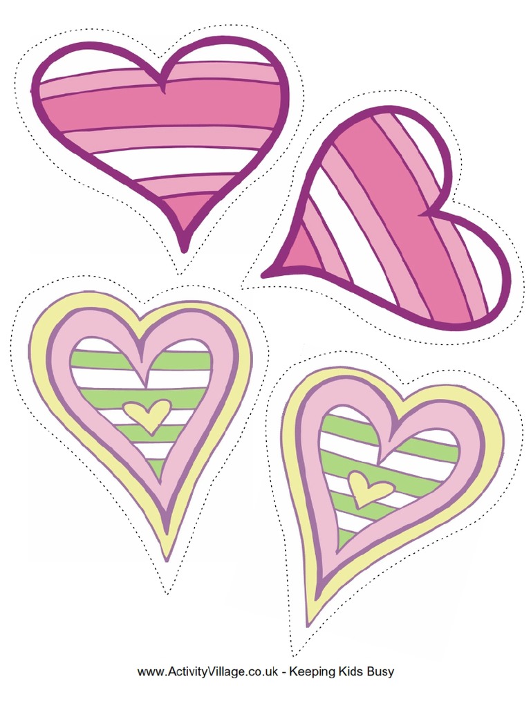 Printable Heart Mobile 4 | PDF