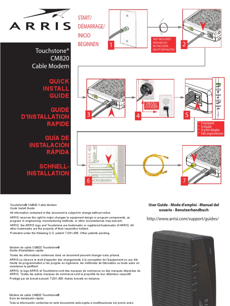 CM820 Quick Start Guide | PDF