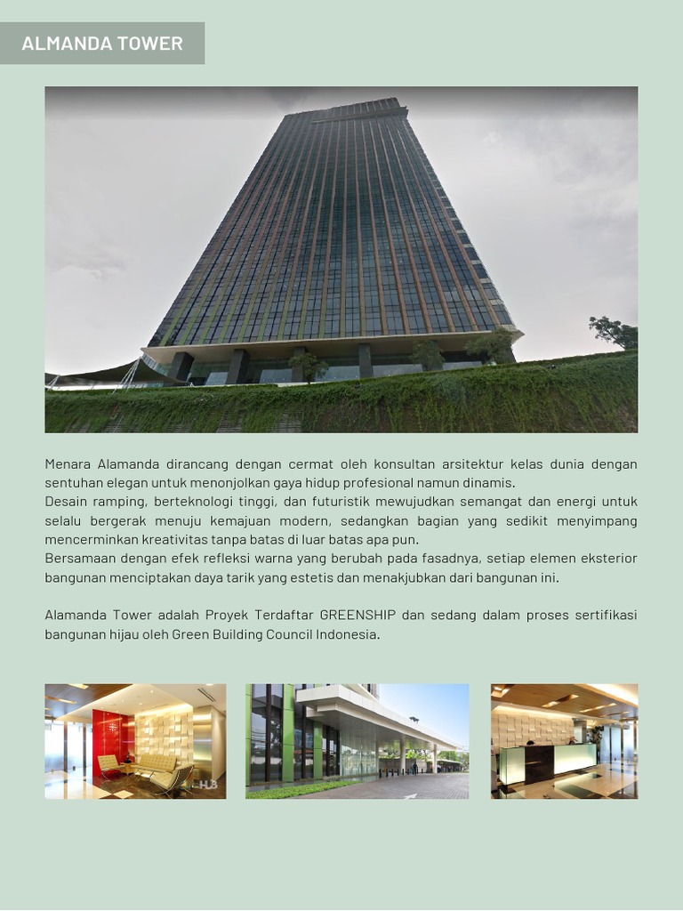 Almanda Tower | PDF | Teknologi & Rekayasa