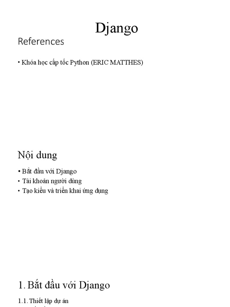Chương 8 - Django 01 | PDF