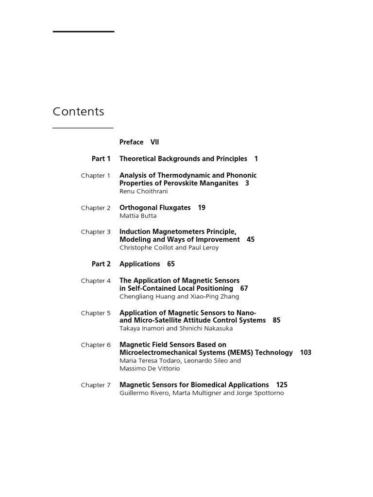 Magnetic Sensors Principles and Applications | PDF