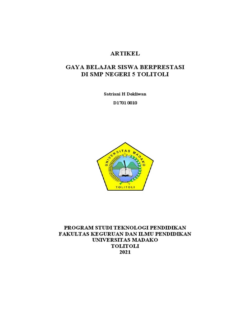 Jurnal Satriani | PDF