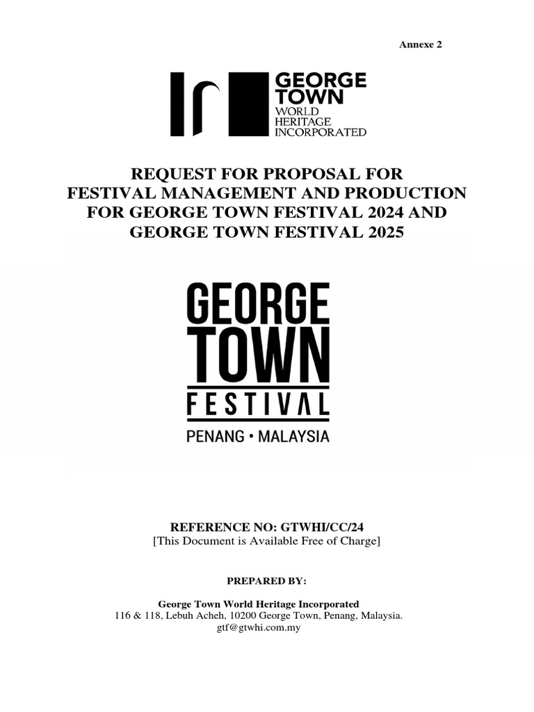 RFP For GTF 2024 2025 | PDF | Request For Proposal | Banks