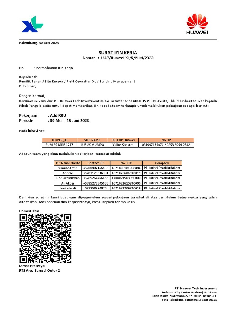 1647 Permit LUBUK MUMPO | PDF