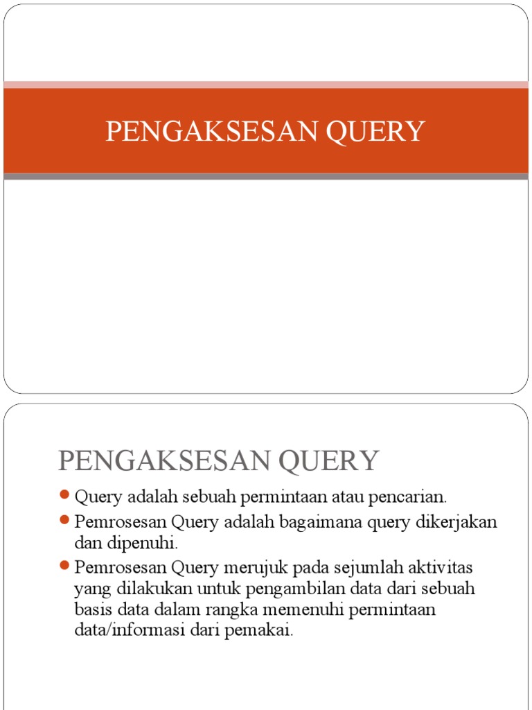 Pengaksesan-Query | PDF