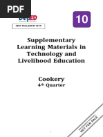 COOKERY 10 Quarter 3 LAS Number 2 | PDF | Stock (Food) | Soup