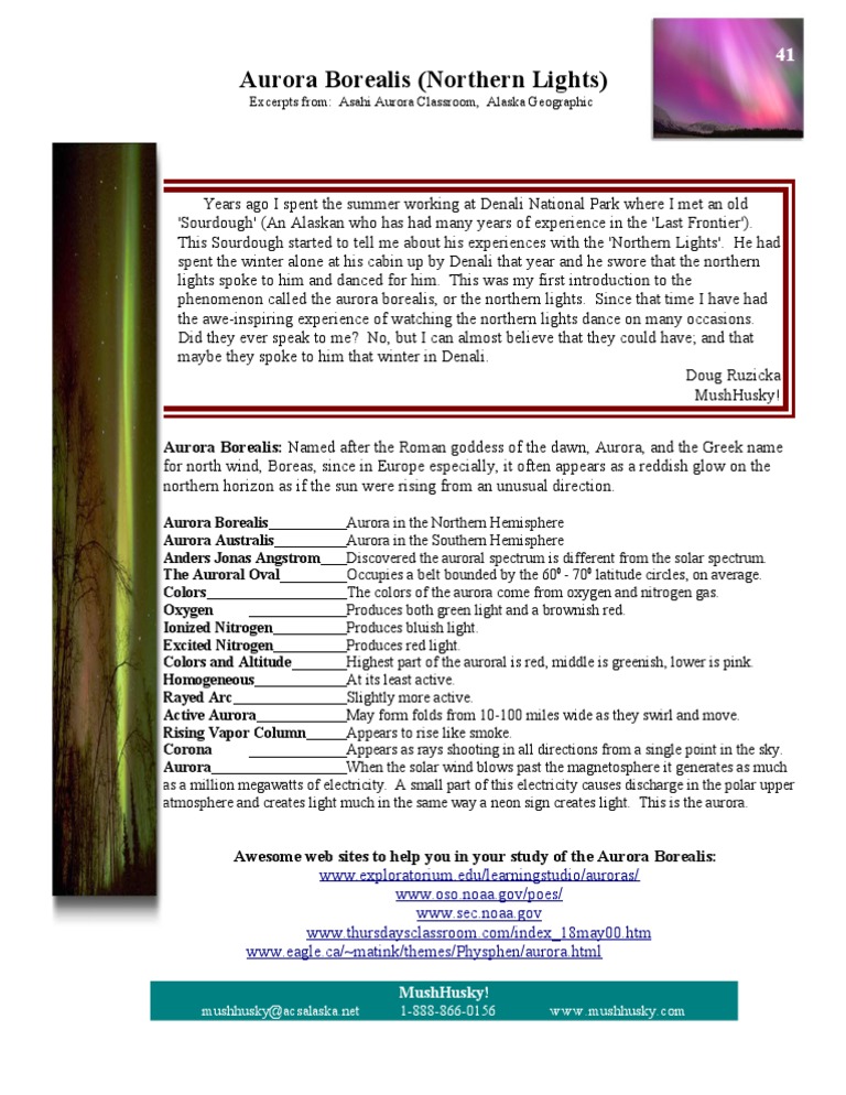 41-Aurora Borealis (Northern Lights) | PDF