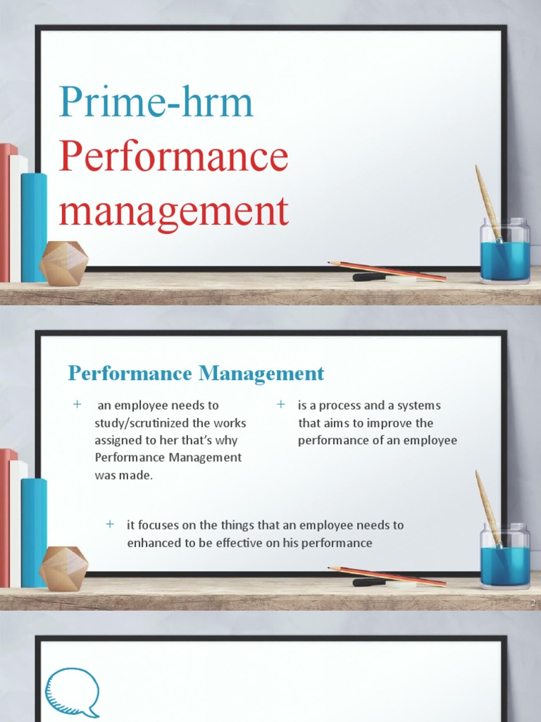 Educ 207 Prime - HRM Performance Management Presentation | PDF | Performance Appraisal | Economies