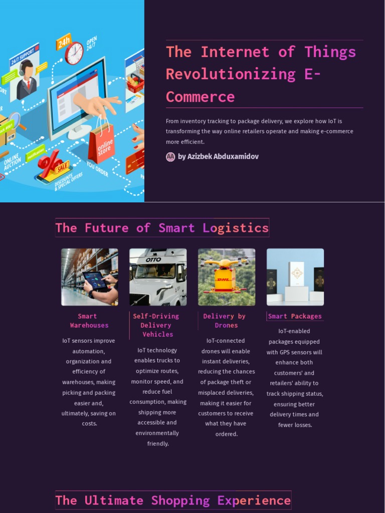 The Internet of Things Revolutionizing E Commerce | PDF | Internet Of ...