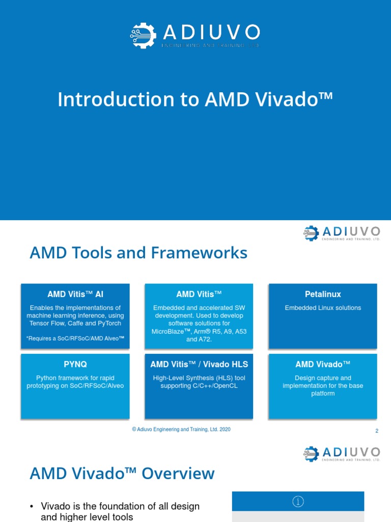 Introduction To Vivado | PDF | Art | Technology & Engineering