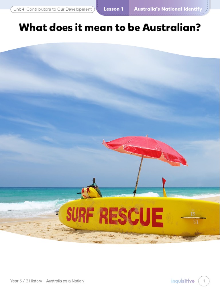 Australia's National Identity | PDF | Australia