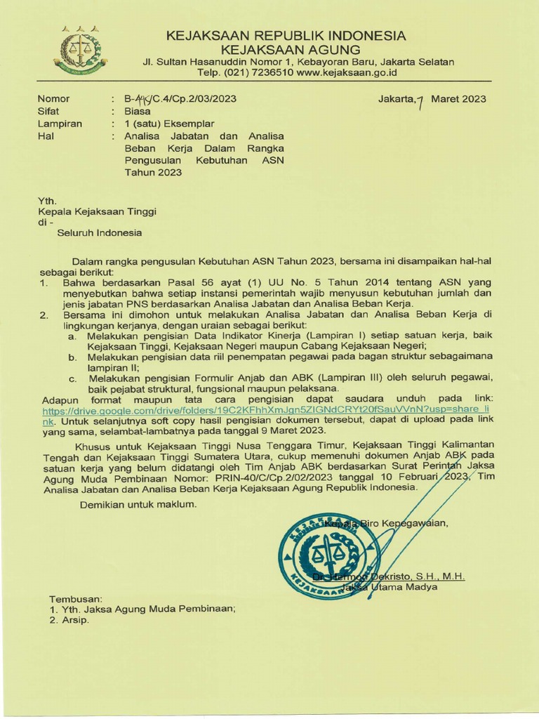 ANJAB ABK 2023 | PDF