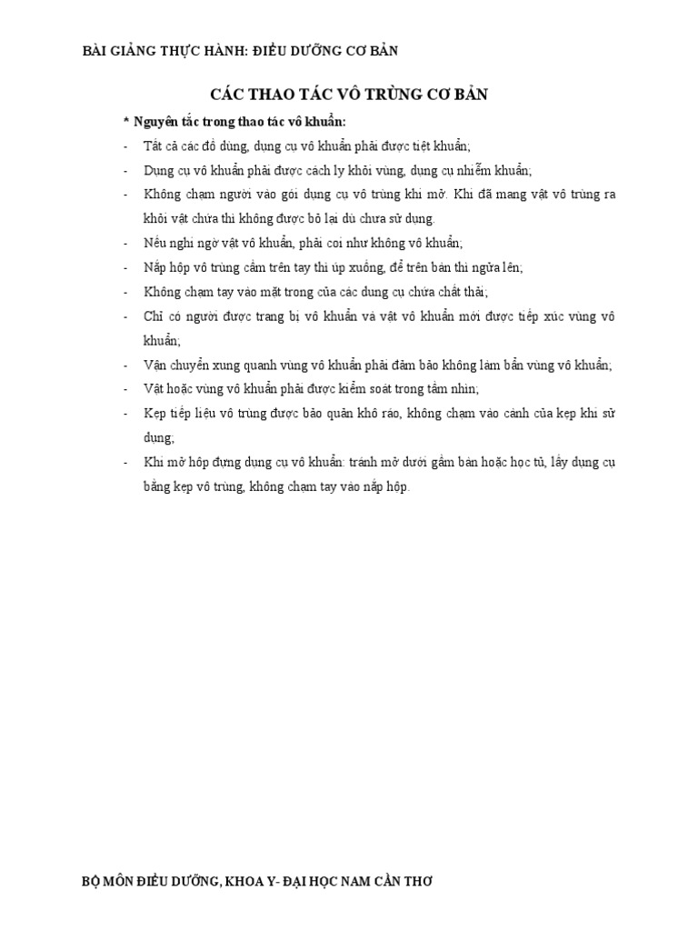 Bảng Kiểm Thực Hanh Ddcb y21 | PDF