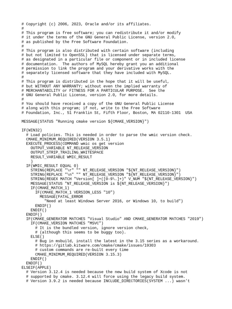 CMake Lists | PDF | Xcode | Parameter (Computer Programming)