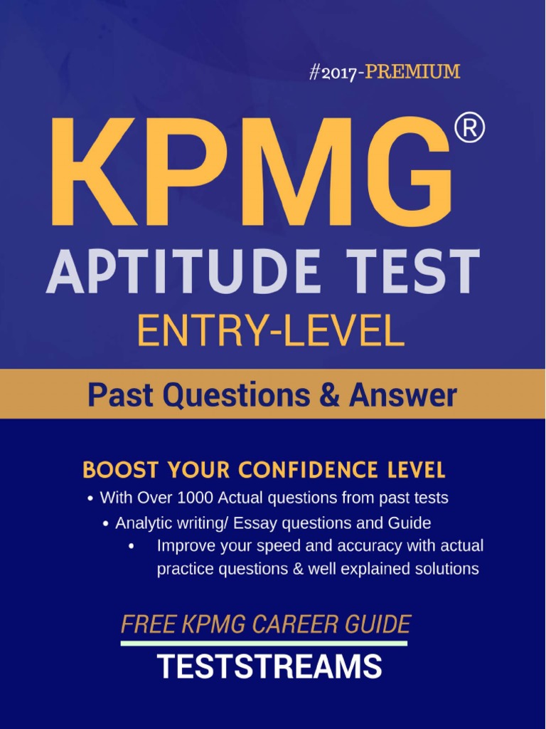 KPMG Test-Pack | PDF | Essays | Reason
