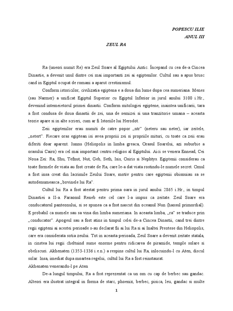 Zeul Ra | PDF