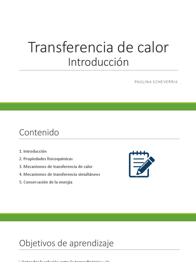 Introducción | PDF | Conduccion termica | Calor