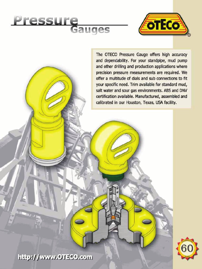 Brochure Pressure Gauges Pdf