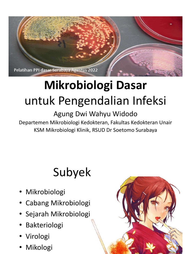 ADW Presentasi - Mikrobiologi Dasar Utk PPI Dasar Agustus 2022 | PDF ...