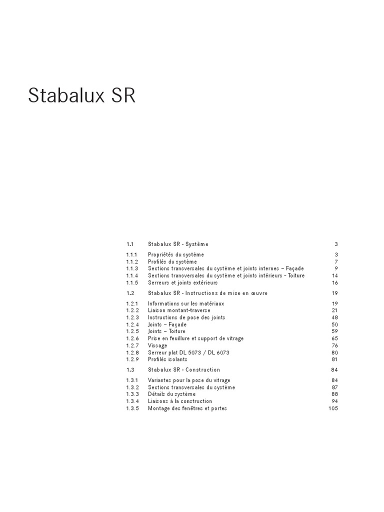1.0 Stabalux - SR - FR | PDF