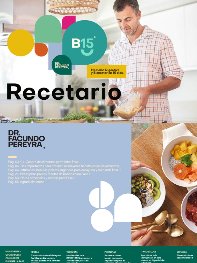RECETARIO B15 Oficial | PDF | Panes | Tortita