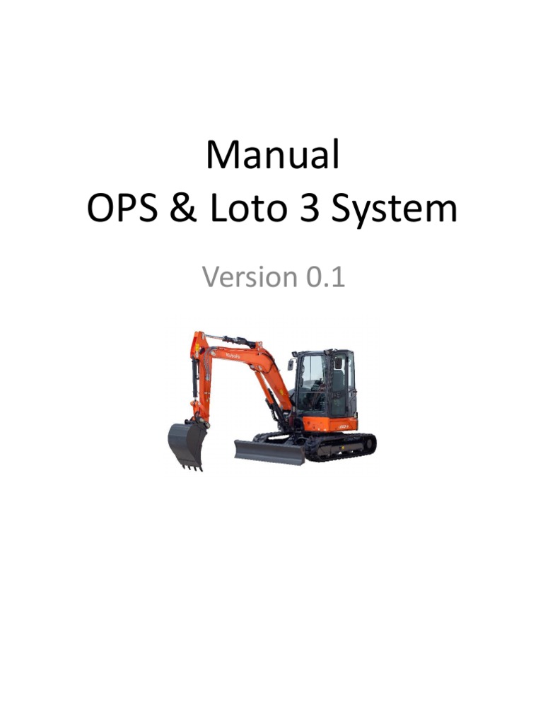 OPS & Loto 3 System Manual Guide | PDF | Switch | Power Supply