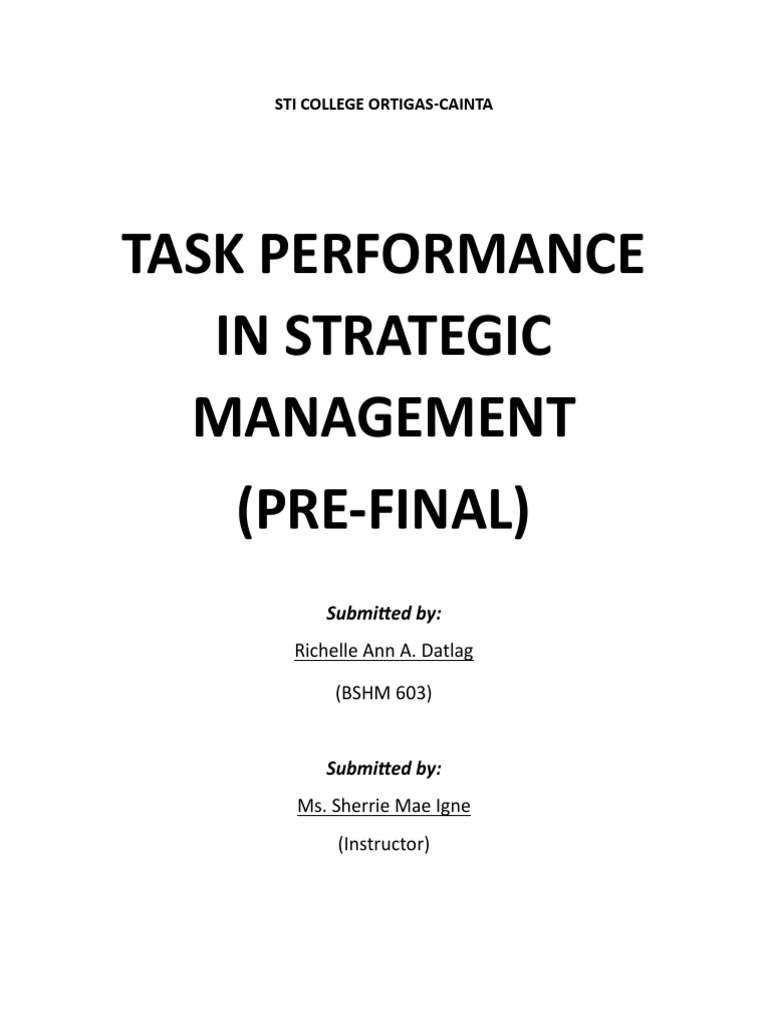 Strategic Management Performance Review | PDF | Apple Inc. | Supply Chain