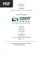 Weather Forecasting Final Project Report | PDF | Weather Forecasting ...