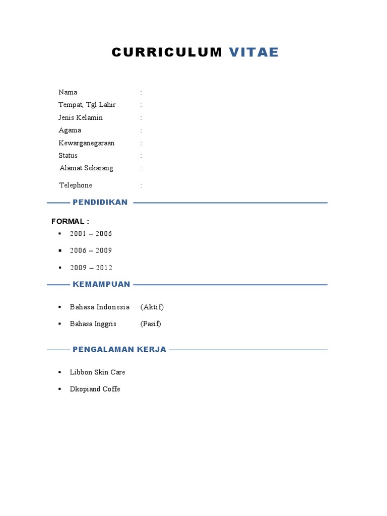 Curriculum: Vitae | PDF