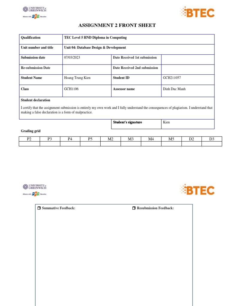 Asm 2 Database | PDF | Databases | Data