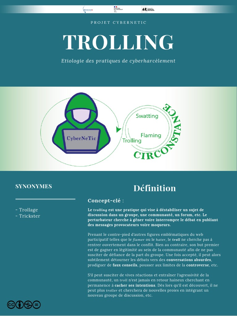 Trolling : enjeux et typologies | PDF