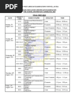 J.H.S. Time Table | PDF