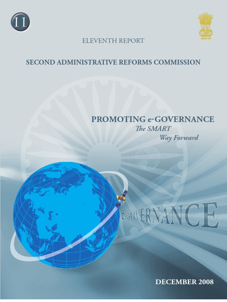 Promoting E-Governance: Second Administrative Reforms Commission | PDF