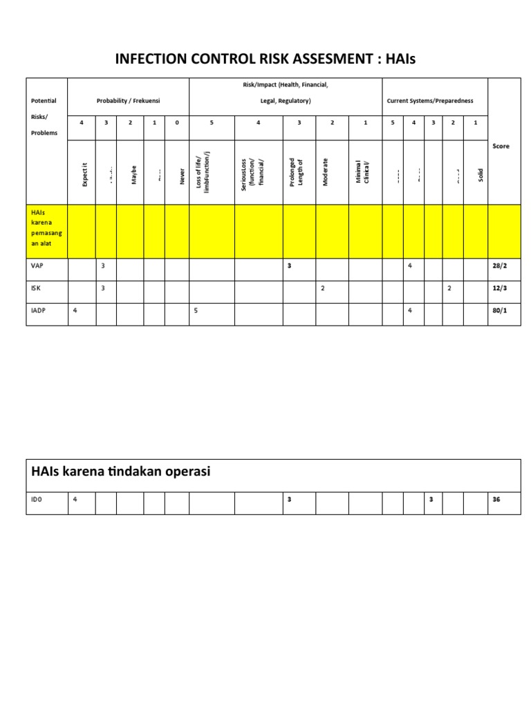 Laporan ICRA Program PPI HAIs | PDF