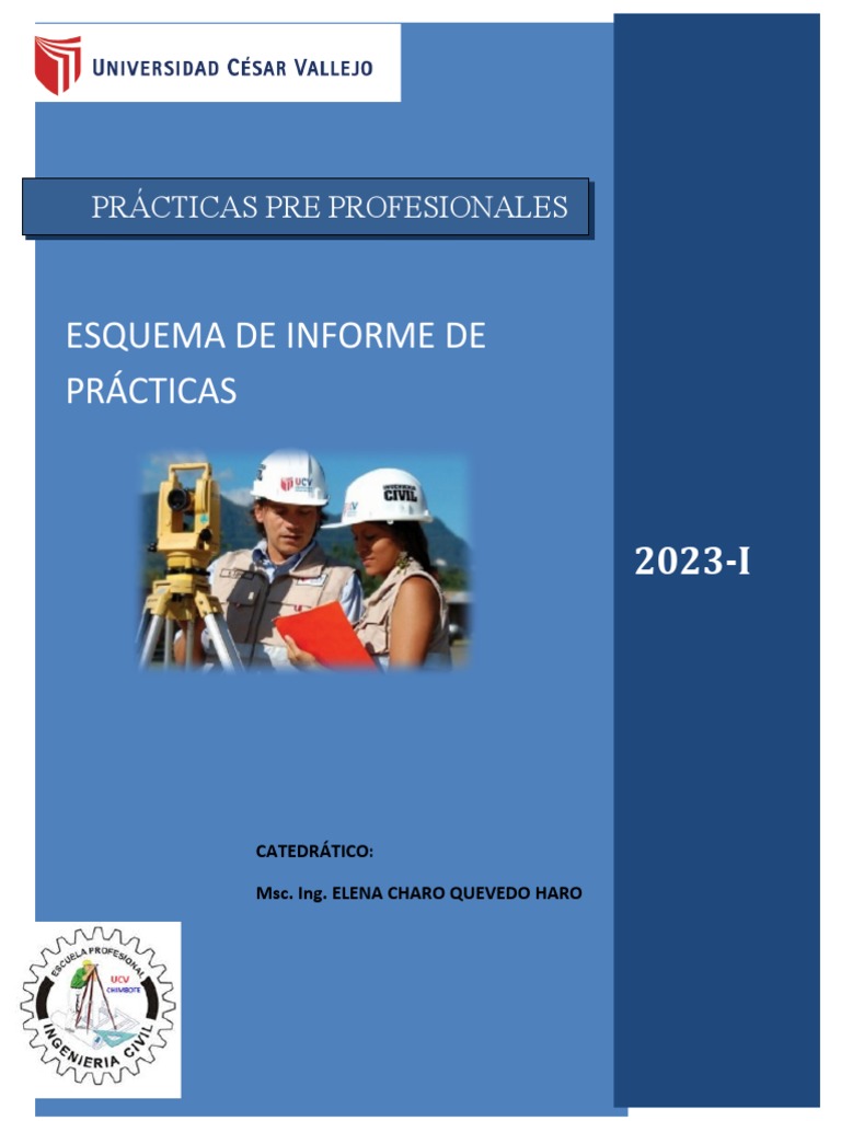 Esquema de Informe de Practicas-2023 | PDF