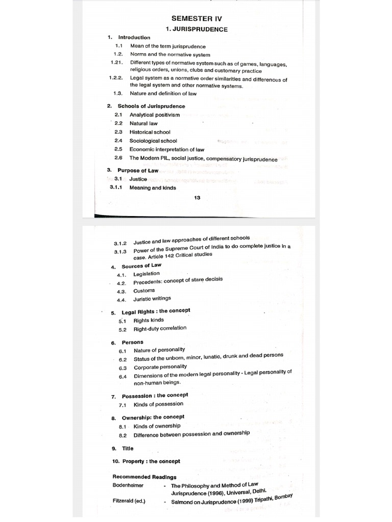 Semister IV Syllabus | PDF