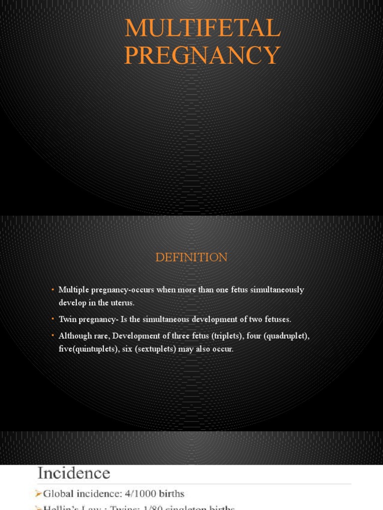 Multiple pregNANCY | PDF | Childbirth | Multiple Births