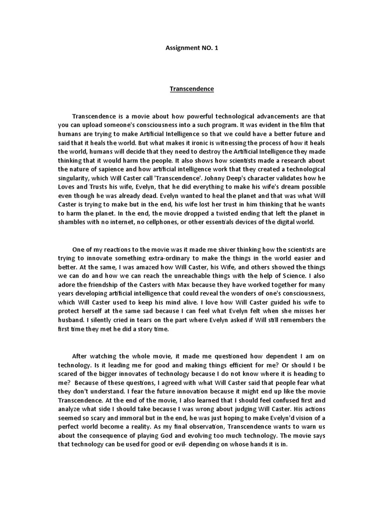 Assignment NO. 1 | PDF