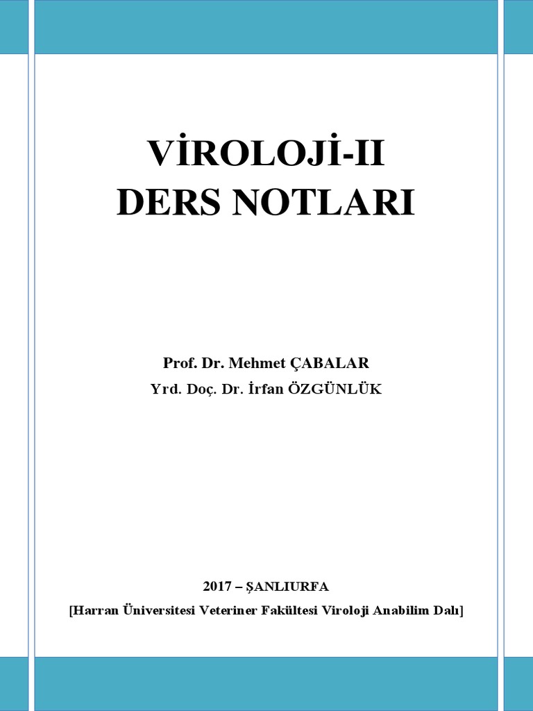 Viroloji Ii Ders Notlari | PDF