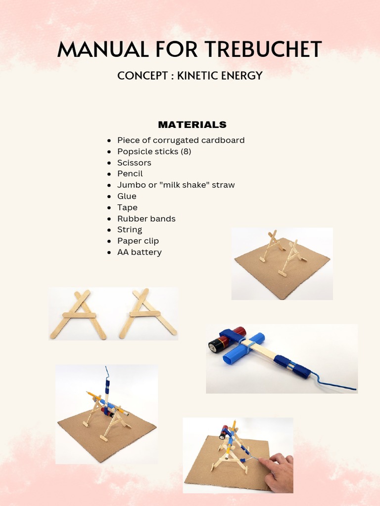 MANUAL FOR TREBUCHET | PDF