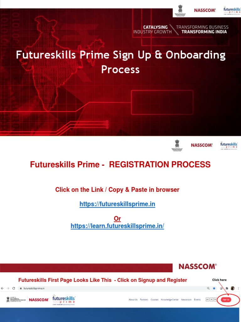 Futurskills Prime Registration Process | PDF