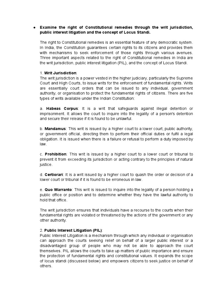 Constitutional Law - Semester I | PDF | Judicial Review | Double Jeopardy