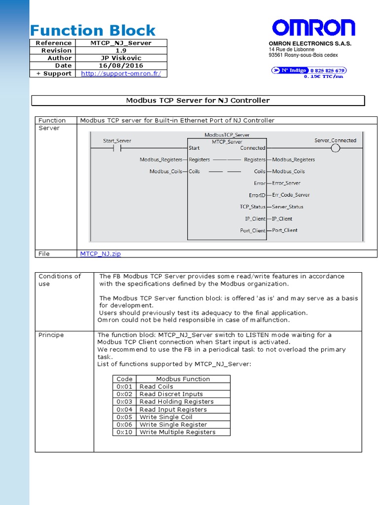 MTCP NJ Server E | PDF
