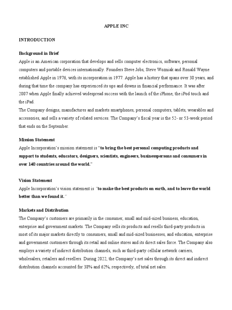 Apple Inc | Download Free PDF | Equity (Finance) | Apple Inc.