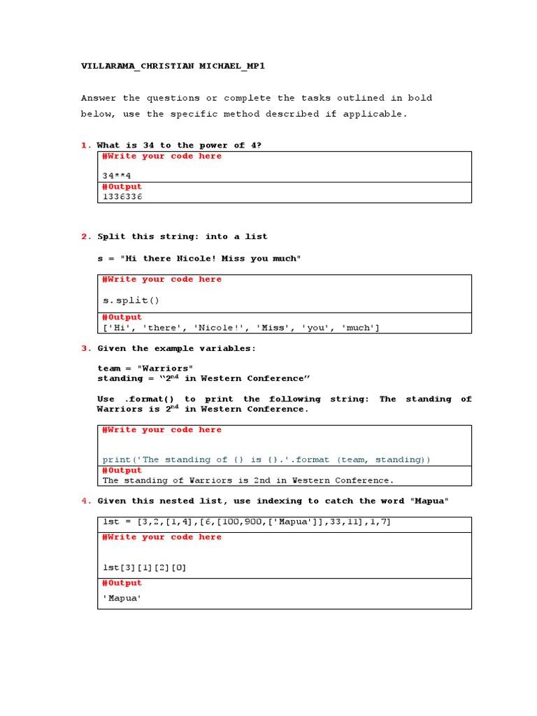 Villarama Christian Michael Mp1 | PDF | Function (Mathematics) | Bracket