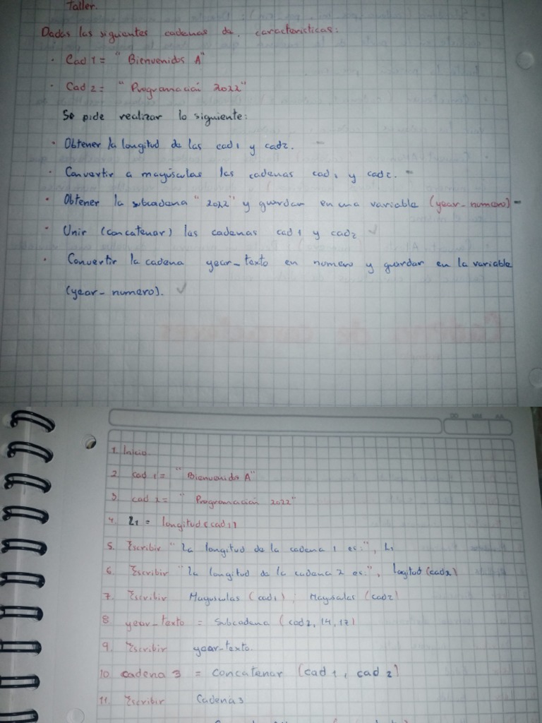 Cadena de Caracteres #1 | PDF Cadena de Caracteres #1 | PDF