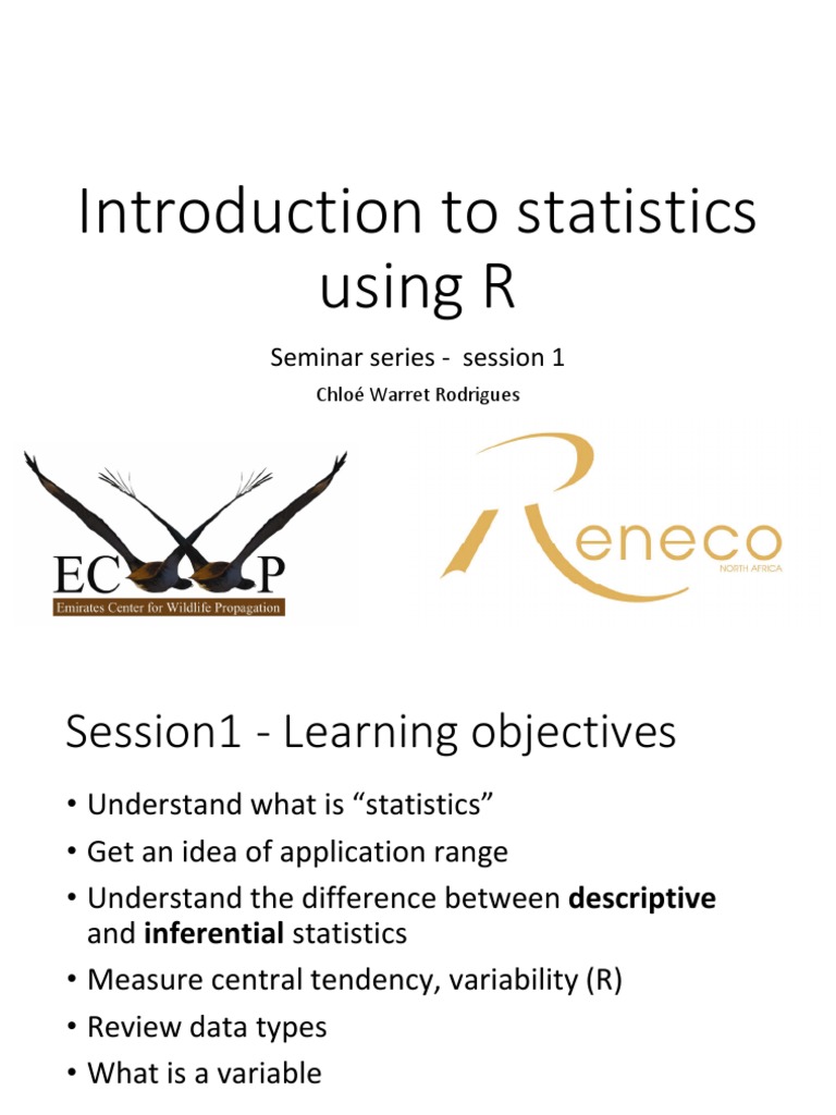 Introduction To Statistics Using R - Session 1 - Ar | PDF | Statistics ... Introduction To Statistics Using R - Session 1 - Ar | PDF | Statistics ...